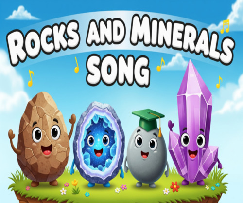 Rocks and Minerals Song and Lyrics Video for Elementary Science | TPT