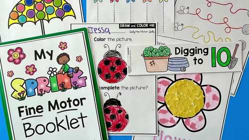 Fine Motor Skills Activities Pre-K Preschool Kindergarten Centers ...