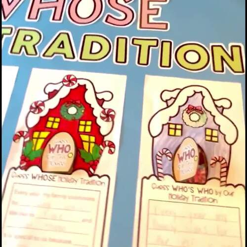 Who House Holiday Tradition Craft | Guess WHO's Behind the Door ...