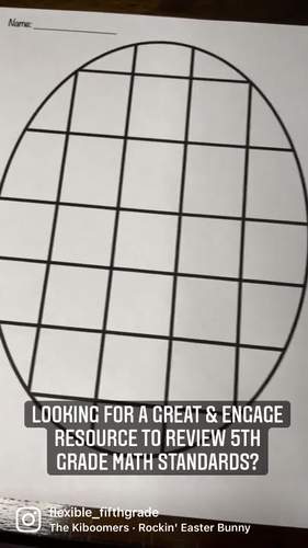 Easter Math Review by Flexible Fifth Grade | TPT