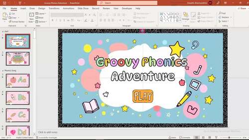 Groovy Phonics Adventure – Interactive PowerPoint Game - K–2 Phonics ...
