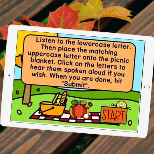 Audio alphabet boom cards | Lower and Uppercase letter recognition ...