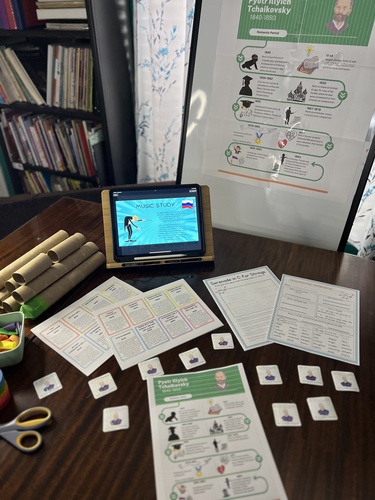 Tchaikovsky Video Lesson and Activities by Traveling Piano Teacher