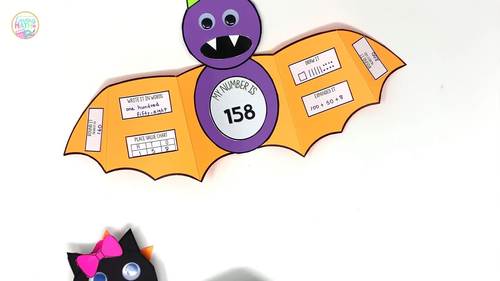 Place Value Math Craft- A Hands-on Fall Place Value Activity by Loving Math