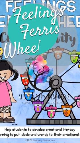 Feelings Ferris Wheel I Craft Activity I Exploring Emotions Counselling ...