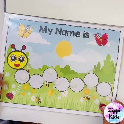 Spring Busy Book, Toddler/ Spring Preschool activity binder, quite book