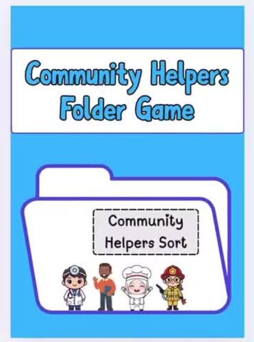 Community Helpers Sorting File Folder Game and Activities (K–2) | TPT