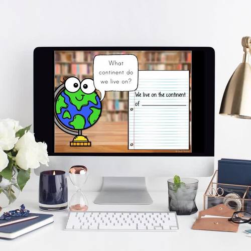 Continents & Oceans | Social Studies Lesson | PowerPoint & Google Slides