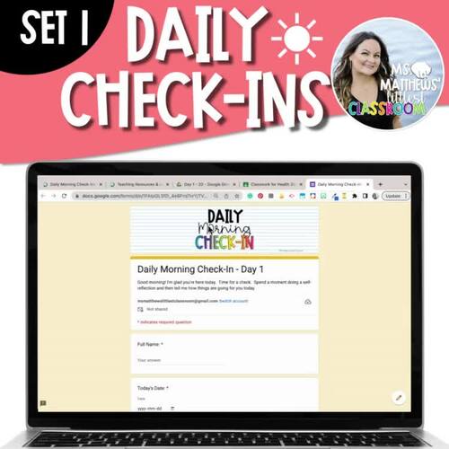 Daily Morning Check-Ins Day 81-100 by Ms Matthews Littlest Classroom