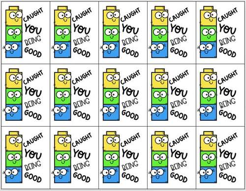 Caught You Being Good Reward Tickets Classroom Management Tpt