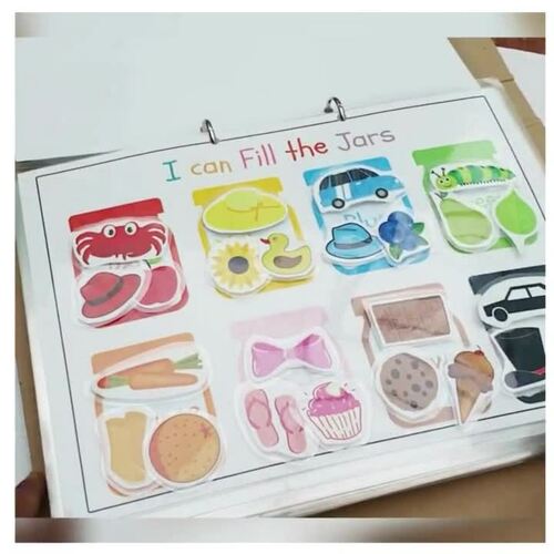 Toddlers first Matching Busy Book, Preschool Curriculum, Learning Busy ...