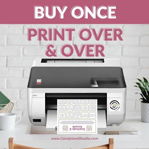 Gratitude & Growth Challenge - 25 Tasks for Reflection and Mindfulness PDF