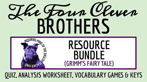 "Four Clever Brothers" | Grimm's Fairy Tale Activities | Fantasy Story ...