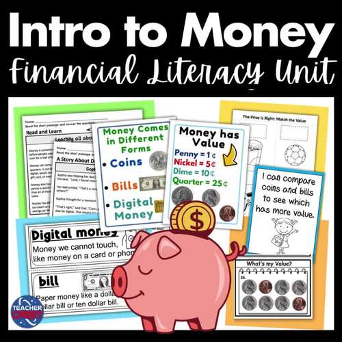 Financial Literacy Introduction to Money: Value, Forms and Uses Coin ...