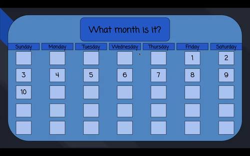Calendar, Weather, 100 Days of School by Blink Education | TPT