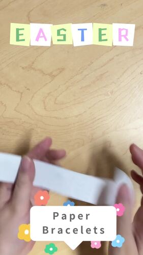 Easter Paper Bracelets | No Prep Cute Craft by Yona Zhang - TPRS & FUN