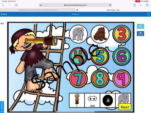 Ahoy There Matey: Animals BOOM Card Deck by the FUNctional speechie