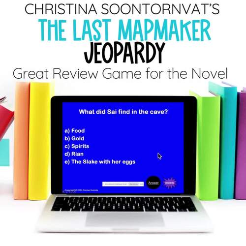 The Last Mapmaker by Christina Soontornvat Jeopardy | TPT