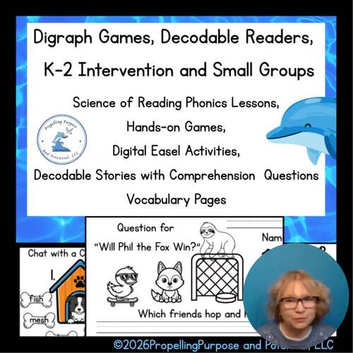 Digraph Games, Decodable Readers, K-2 Intervention and Small Groups