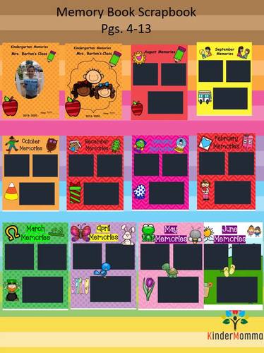 End of the Year Slideshow and Scrapbook by KinderMomma Learning | TPT