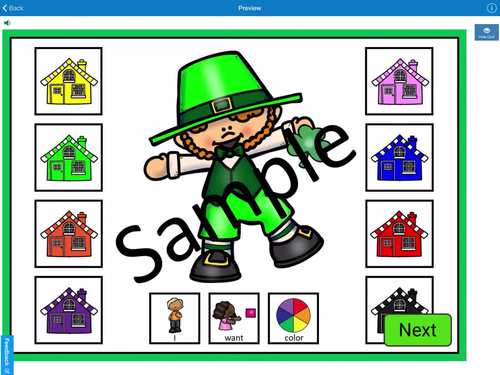 Open Ended Activity Leprechaun, Leprechaun Come Out BOOM Cards Speech ...