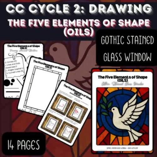 The Five Elements of Shape (OiLS) CC Cycle 2 Gothic Stained Glass Window