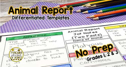 Animal Research Project | Report Writing Templates | How To Research