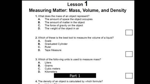 Physical Science Reading Comprehension Supplementary Questions Bundle ...