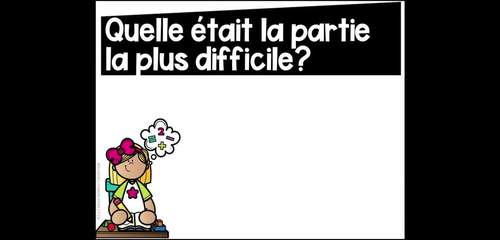 French Math Talk I French Math Communication Posters I Digital Version