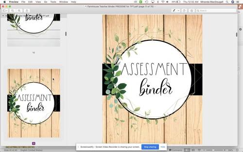 Farmhouse Editable Yearly Teacher Binder - MEGA SET - Includes ...