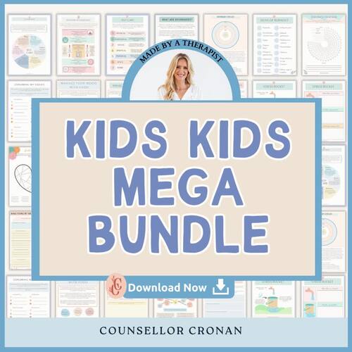 Kids Mega Bundle - ADHD, Calming Skills, Self-Regulation and More!