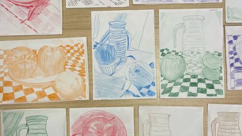 FELICE CASORATI ELEMENTARY STILL LIFE ART PROJECT, ACTIVITY BOOKS ...