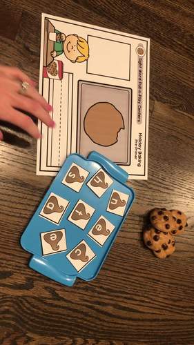 Pull-n-Play Winter Sight Word Mats by Little Kinder Creations | TPT