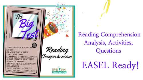 The Big Test by Julie Danneberg Comprehension Activities | TPT