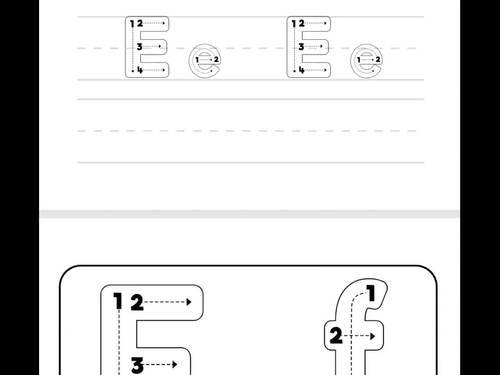 Handwriting Outlines for Alphabet Aa-Zz by Fun Learning by WP | TPT