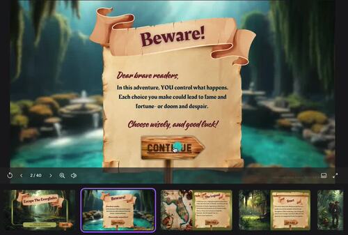 Escape The Everglades: Digital Story Escape Book Reading Game Alternate ...