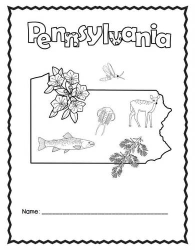 Pennsylvania State Study Student Interactive Packet State Symbols and Facts
