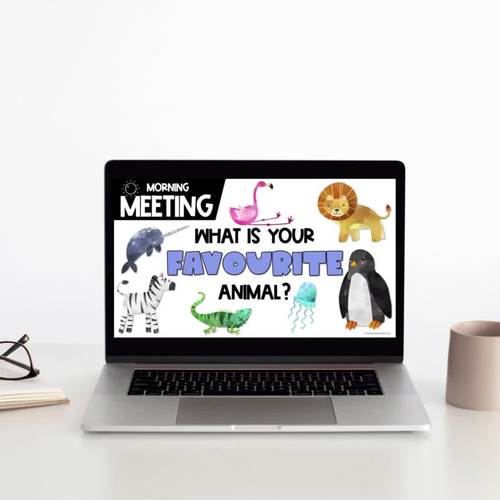 Morning Meeting Prompts | Google Classroom & Slides | Distance Learning