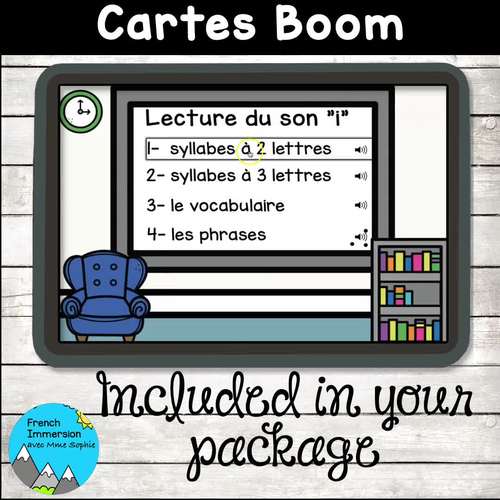 French Phonics activity package letter i ensemble de travaille lettre i
