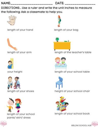 VALENTINE'S DAY MEASUREMENT WORKSHEETS /ACTIVITIES/BINGO GAME | TPT