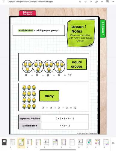 3rd Grade Multiplication Concepts Guided Math Small Group Lessons ...