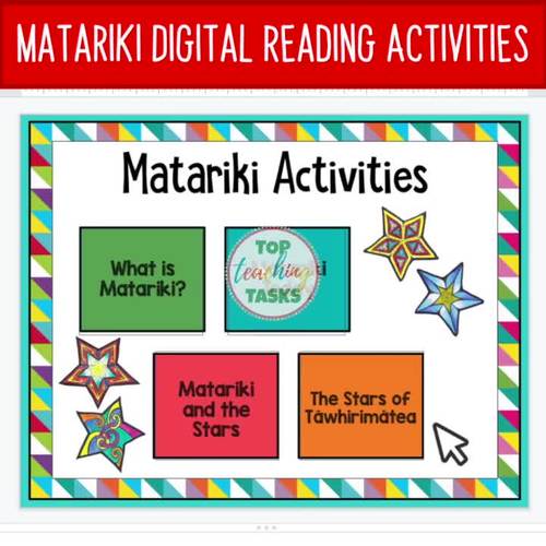 Matariki Digital Reading Comprehension Activity for Google Slides
