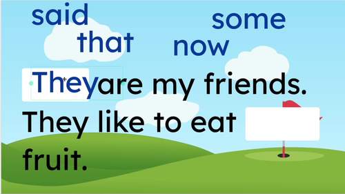 Sight Word Practice 4| Reading Practice for young learners. | TPT