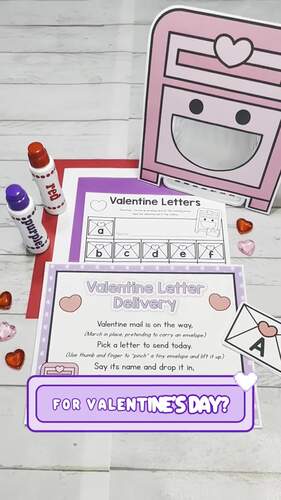 Preschool Circle Time Letter Games Valentine’s Day Feed Me Alphabet ...