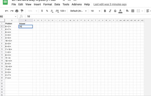 St. Patrick's | Mystery Pixel | Addition and Subtraction within 20