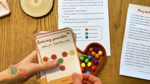 Play-Dough MOLECULES Printables for Kids, Science STEM Resources for ...