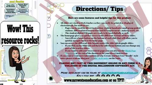 Earthquakes and Faults "Doodle" Style Notes with Slides, INB, & Digital INB