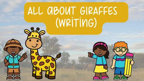 All About Giraffes Writing Nonfiction Giraffe Unit PreK Kindergarten ...