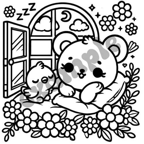 Cute Kawaii Coloring Pages for Kids and Adults by Chiroshopkids | TPT