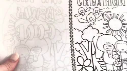 Creation Booklet // Printable book about Creation Bible story for ...